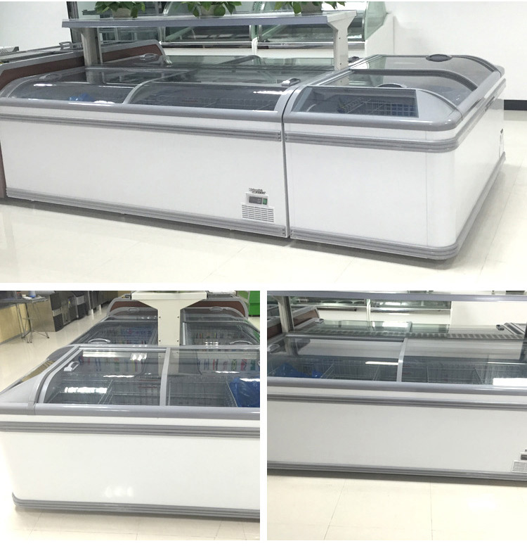 stainless steel coolers display Supermarket Freezers from China ...